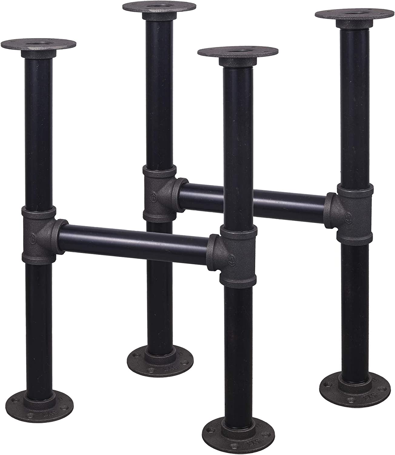 Industrial Table Leg Set – Pipe Decor