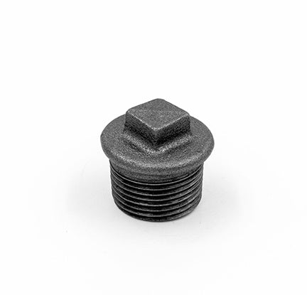Black Cast Iron Plug – Pipe Decor